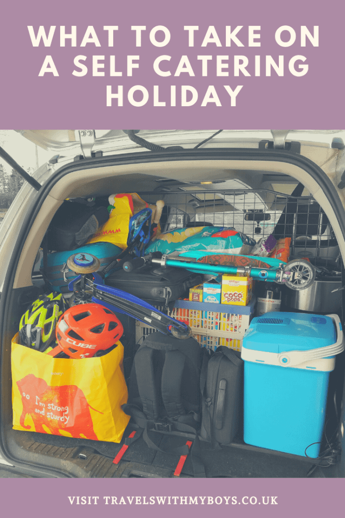 What To Take On A Self Catering Holiday + Printables - Travels With My Boys